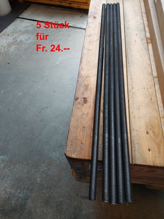 Gewindestangen M 20 stahl 4.6 blank | Kaufen auf Ricardo