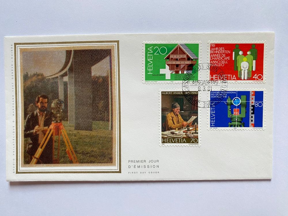 FDC Sonderpostmarken I 1981 (Seidenbild?) (Neu (gemäss Beschreibung)) in Kirchenthurnen für CHF ...