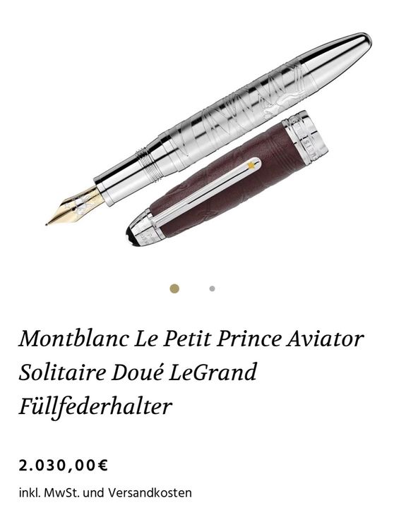 Mont Blanc Meisterstück le Petit Prince le Grand (Neu und ...
