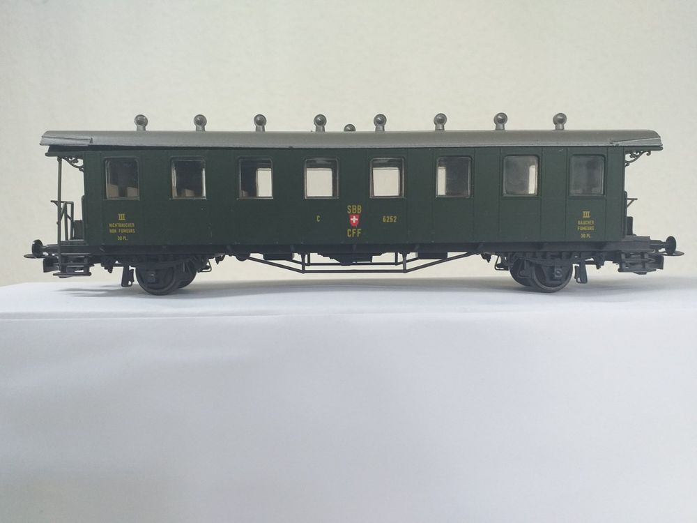 Liliput H0 Set Personenwagen und Gepäckwagen SBB ca 1950 (D'occasion) à ...