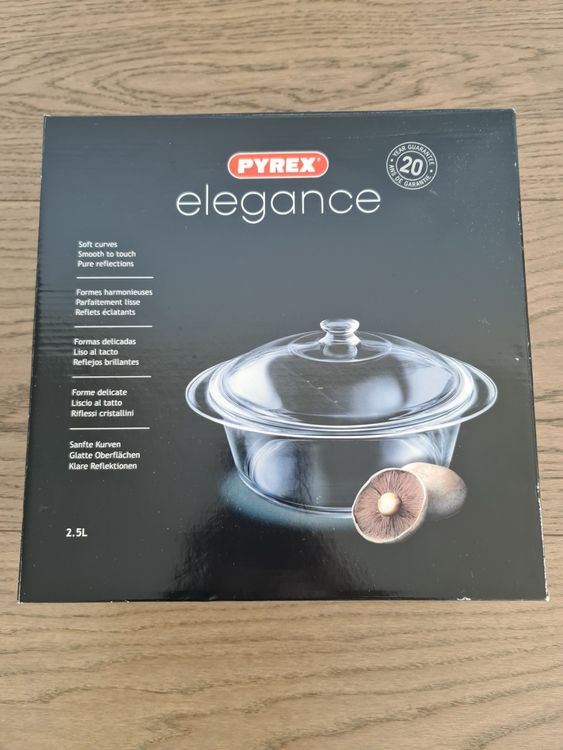 Pyrex Gratin- /Auflaufform "elegance" mit Deckel, 2,5 Ltr. (Neu (gemäss ...