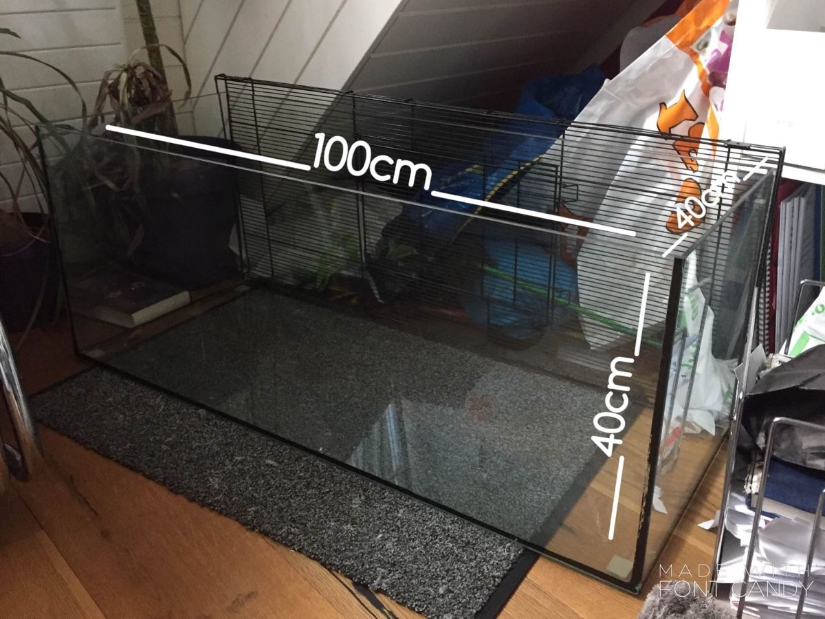 Terrarium/Nagarium 100x40x40cm (Gebraucht) in Uster für CHF 40 – nur ...