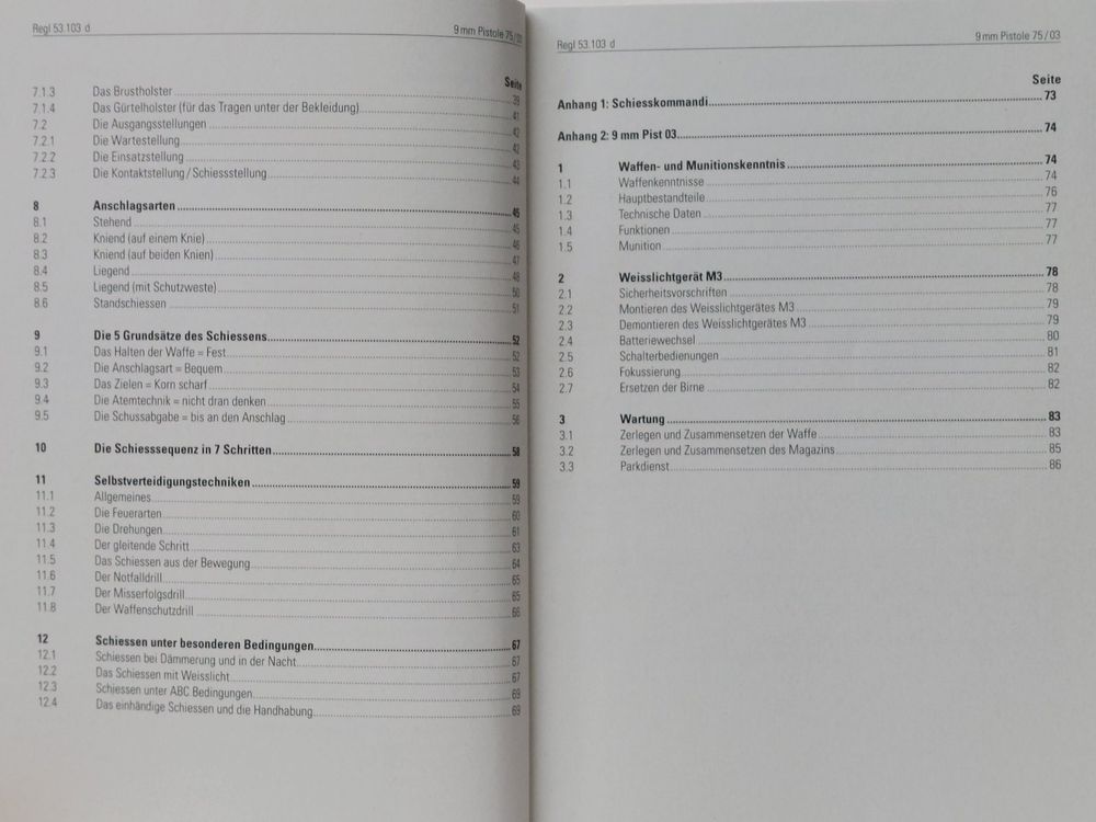 9 mm Pistole 75 / 9 mm Pistole 03 (Regl. 53.103 d) (Gebraucht) in ...