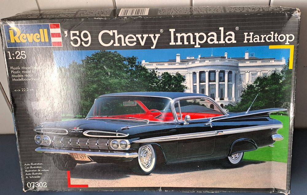 Revell '59 Chevy Impala Hardtop 1/25 Modellkit 07302 v 1996 (Neu ...
