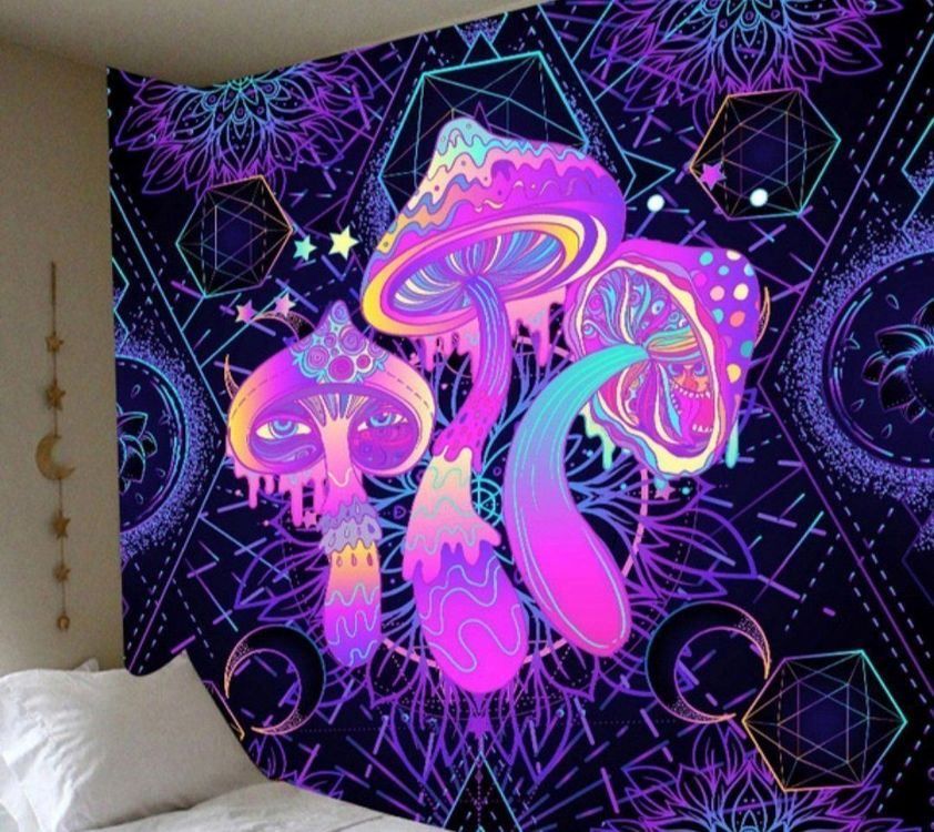 Fahne Goa Psy Pilze 95x73cm | Kaufen auf Ricardo