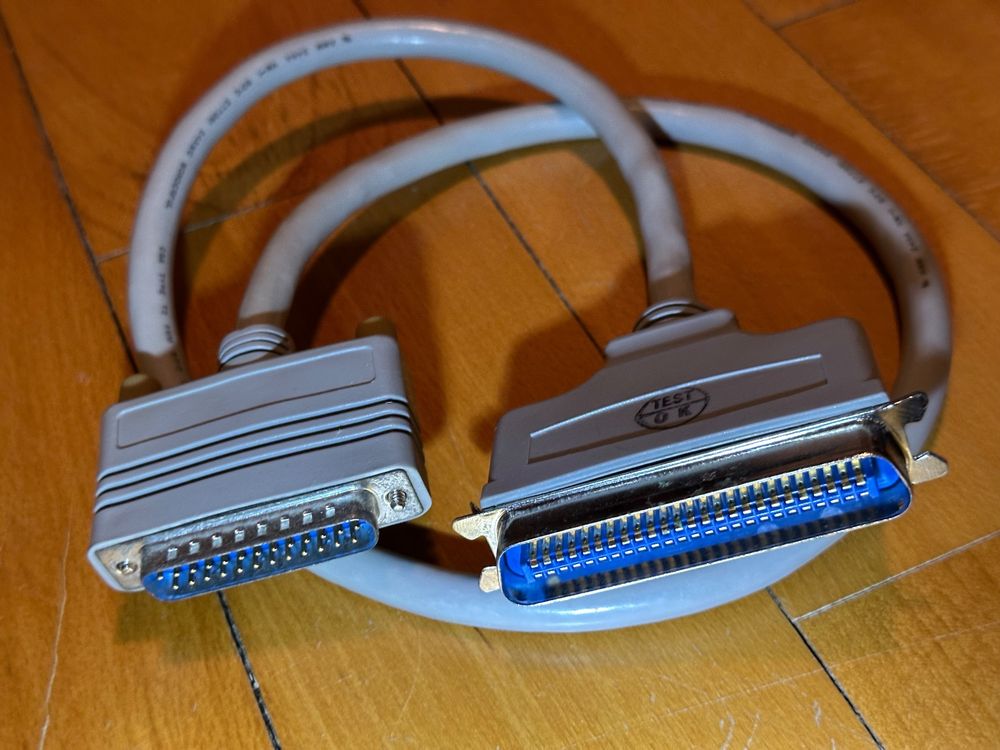 SCSI connector cable parallel Centronics 50 pin - DB25 40cm (Gebraucht ...