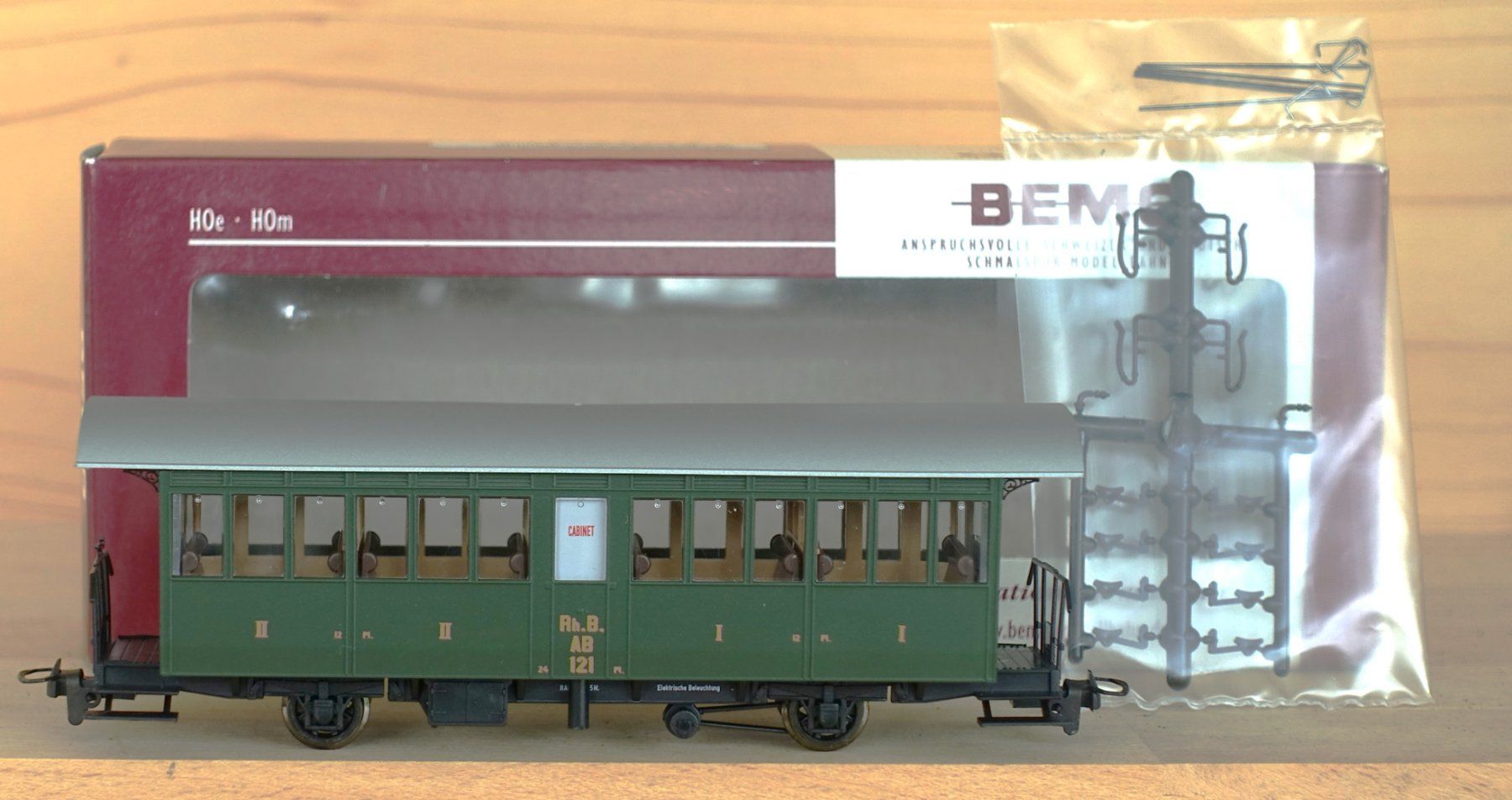 RhB AB 121, Bemo Art. 3232 101, DC. (Neu (gemäss Beschreibung)) in Horw für CHF 49 – mit ...