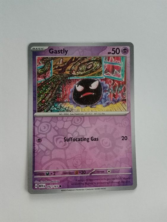 Gastly Nebulak - REVERSE HOLO - Pokemon 151 Mew (Gebraucht) in ...