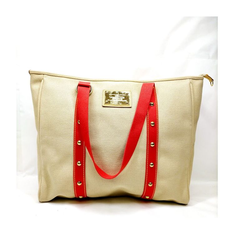 Louis Vuitton LV Tote Bag M40032 Antigua Cabas GM Beige Canv (Gebraucht) in Zürich für CHF 203 ...