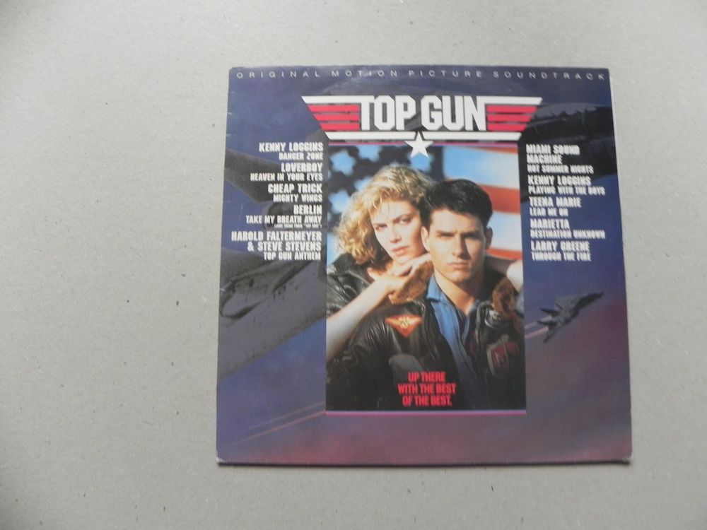 LP Orginal Film Soundtrack Top Gun 1986 Kenny Loggins (Gebraucht) in ...