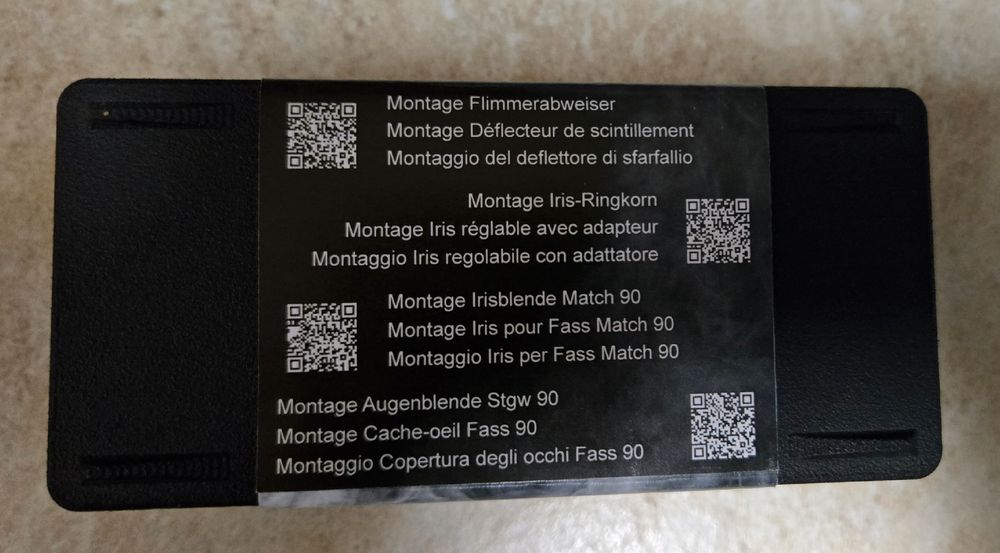 Fass 90 Stgw 90 Iris tunnel Grunig & Elmiger avec déflecteur (D ...