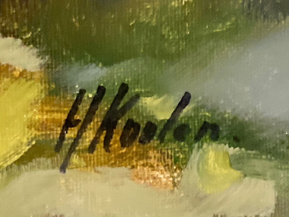 Harry Koolen (1904-1985) Stilleben signiert mit Blumen, Vase (Gebraucht ...