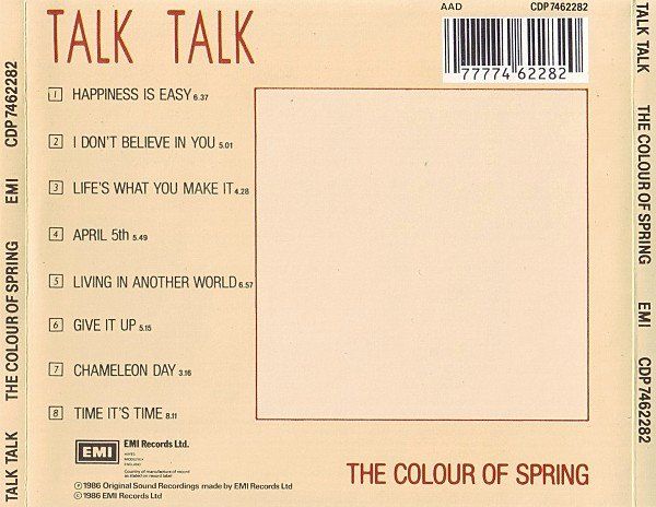 TALK TALK - Lee Harris, Mark Hollis, Paul Webb, Dan Thompson | Kaufen ...