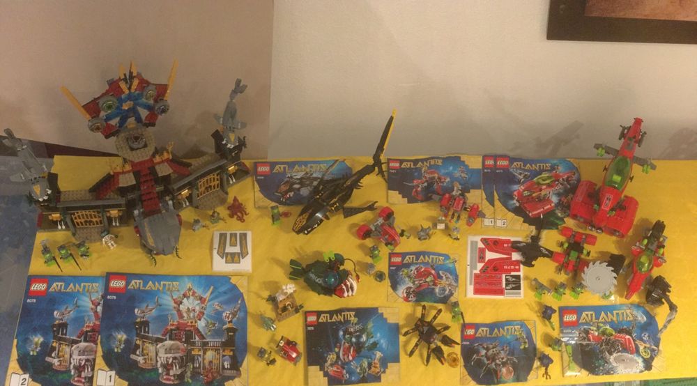Lego Atlantis Konvolut 8 Sets komplett mit Anleitungen (Gebraucht) in ...