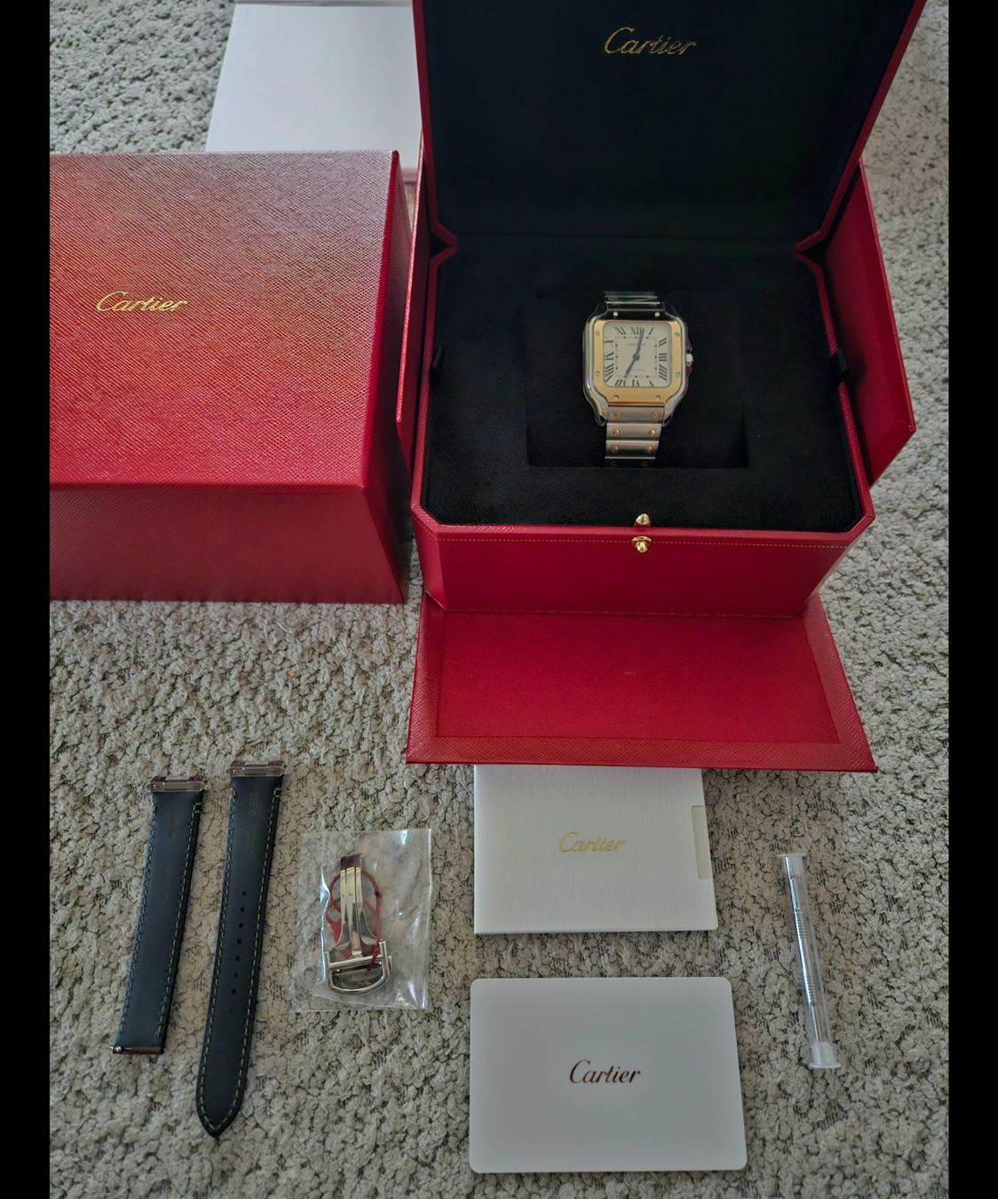 Cartier Santos Or / Acier neuve (Neuf avec emballage d'origine) à Vevey ...
