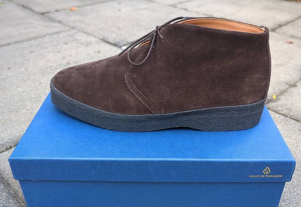 Sanders Sam Pinner Suede Boots Gr. 9.5 (neu & ungetragen) (Gebraucht ...