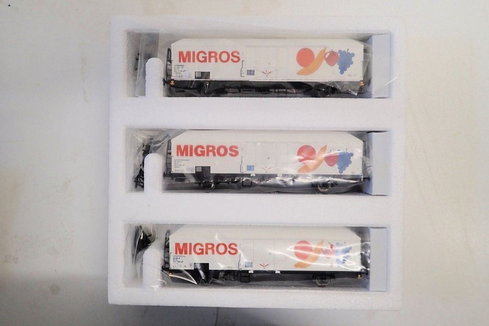 ACME H0 - Art. 90028 - 3x MIGROS Kühlwag (Neu und originalverpackt) in ...