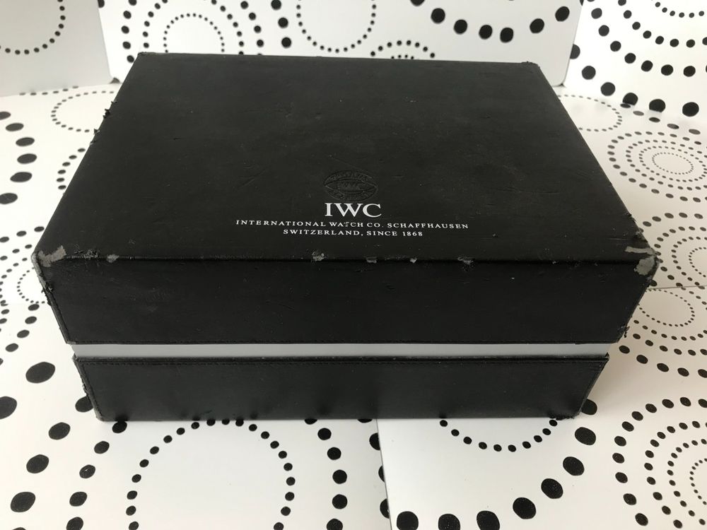 IWC ORIGINAL - WATCH CASE BOX ECRIN SCHACHTEL - BIG MODEL ! | Kaufen ...