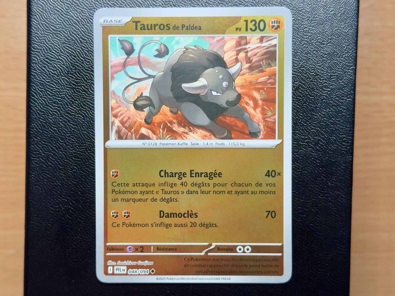 Tauros de Paldea Reverse (048/094) - ME02 - PFL FR (D'occasion) à ...