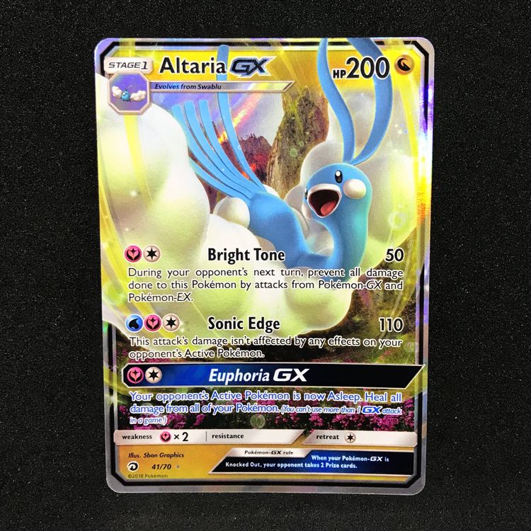 Altaria GX - Carte Pokemon Karte - N° 41 S&M Dragon Majesty (Neu ...