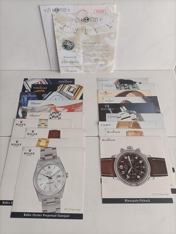 Catalogue Brochure Les montres 1999 (FR) Rolex Chopard... | Kaufen auf ...