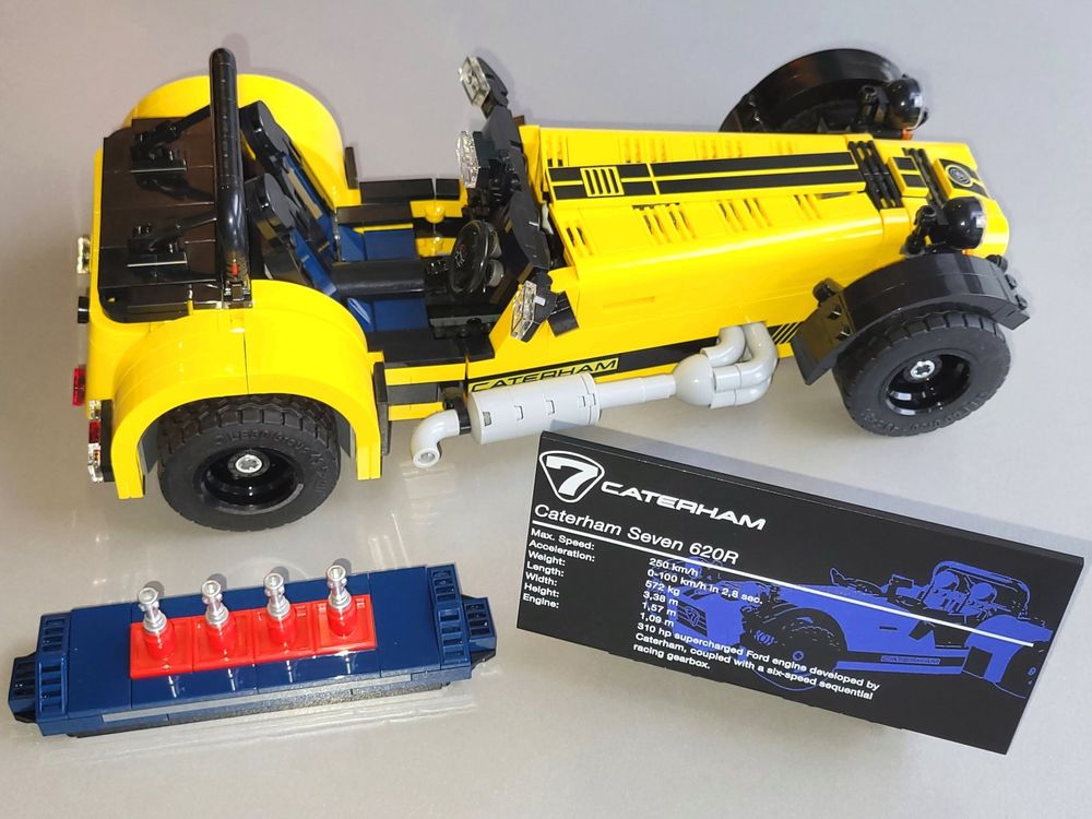 Lego Ideas 21307 Caterham Seven 620R Sonderversion 852-Teile (Gebraucht ...