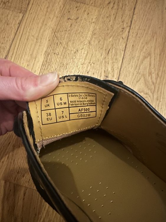 Dr. Martens 1461, UK 5, EU 38 - Classic Black Leather Shoes | Kaufen auf Ricardo