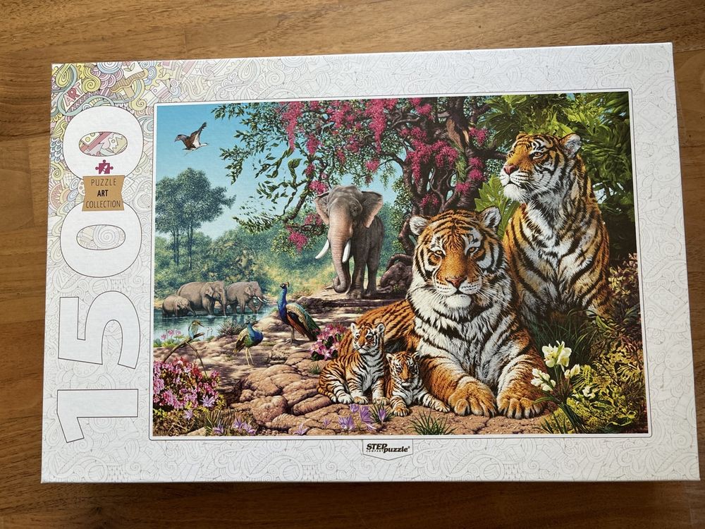 1500er Puzzle Tiger (Gebraucht) in Luzern für CHF 8 – mit Lieferung auf Ricardo kaufen