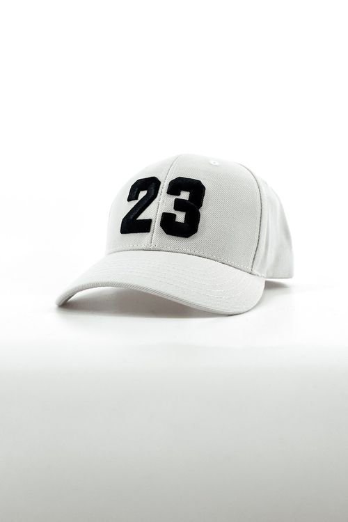 Baseball Cap weiss mit Nummer 23 | Kaufen auf Ricardo