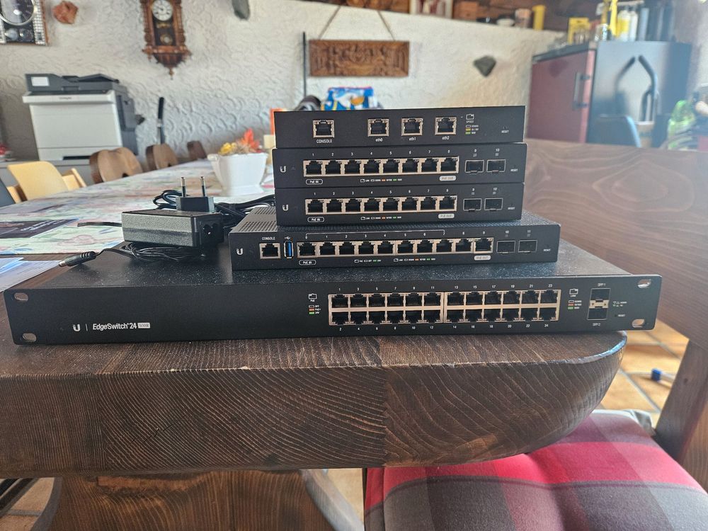 Ubiquiti EdgeRouter 12 und EdgeSwitch ES-24-500W/ES-10X (Gebraucht) in ...