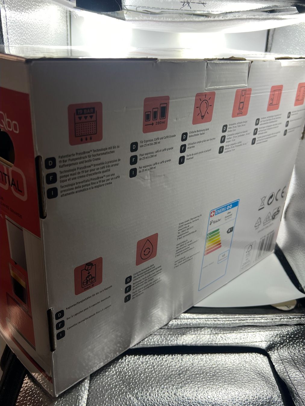 Tchibo Qbo Essential Kapselmaschine - Neuwertig, Coral! (57) (Neu und ...