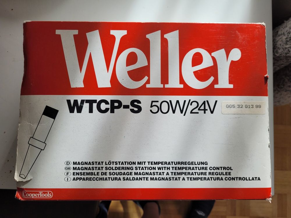 Weller Lötstation 50W /24 V WTCP-S | Kaufen auf Ricardo