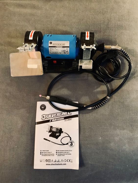 Silverline Mini Doppel Schleifmaschine und Poliermaschine | Kaufen auf ...