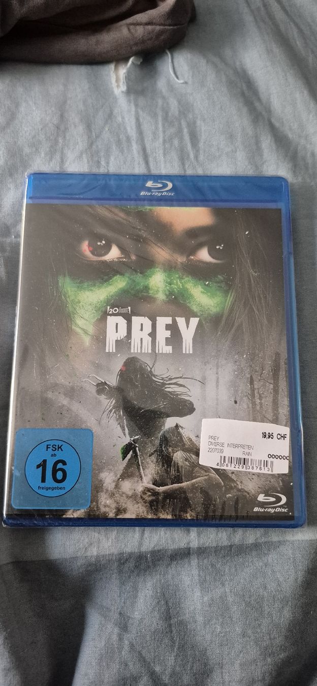 Prey (Predator) BLURAY Français Deutsch Italiano English NEU (Neu und ...