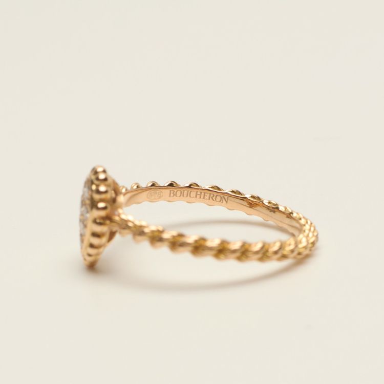Authentique Bague BOUCHERON Serpent Bohème 51 or rose (Neu (gemäss ...