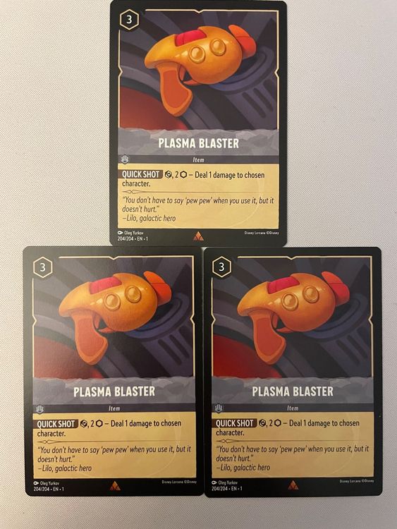 3x Disney Lorcana Plasma Blaster (EN) (Neu (gemäss Beschreibung)) in Bern für CHF 1.5 – mit ...