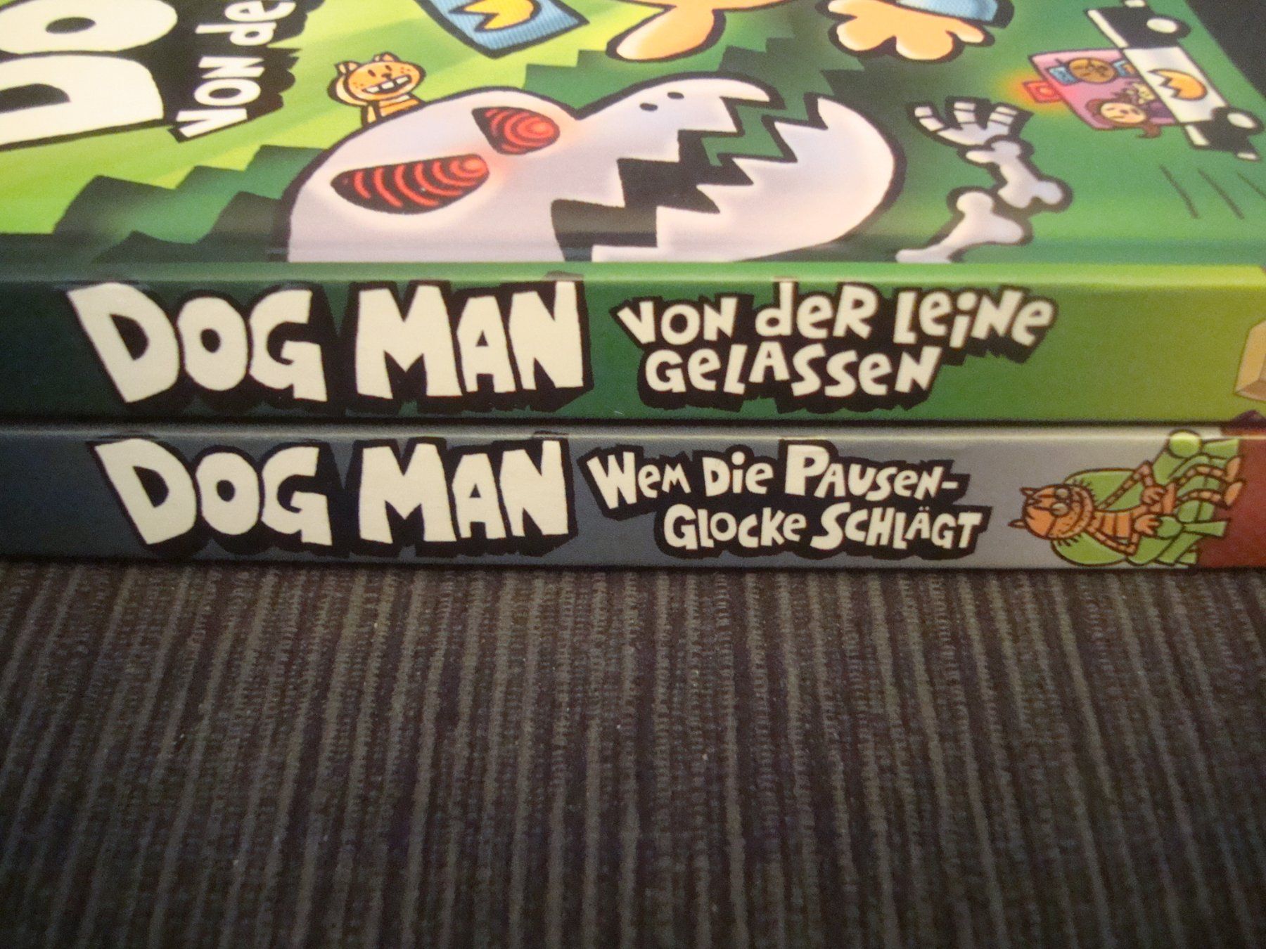 2 Bücher - Dog Man - Die Superhelden-Abenteuer Band 2 und 7 (Gebraucht ...