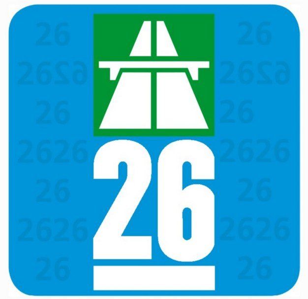Autobahnvignette 2026 Schweiz physisch Aufkleber Vignette (Neu und ...