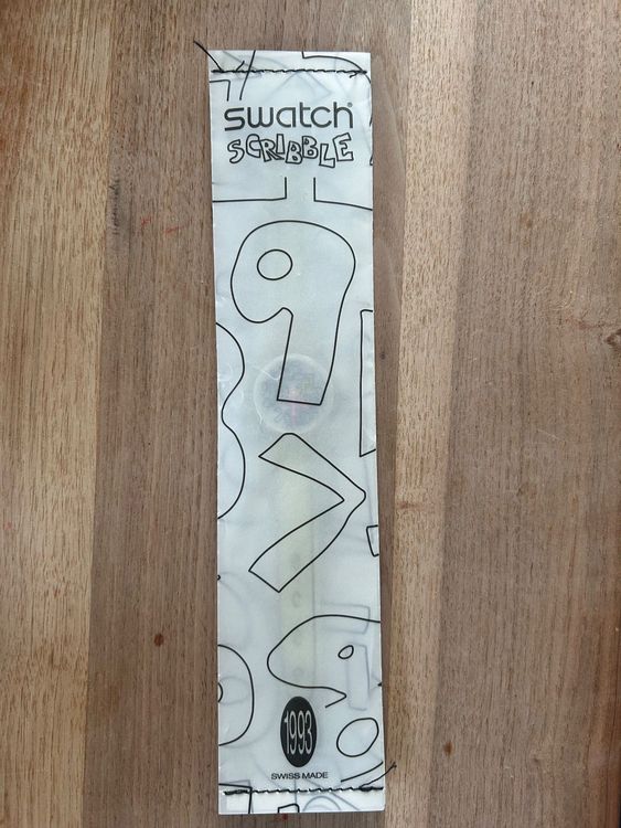 Swatch Uhr Scribble 1993 neu und ungetragen! (Neu und originalverpackt) in Stachen für CHF 100 ...