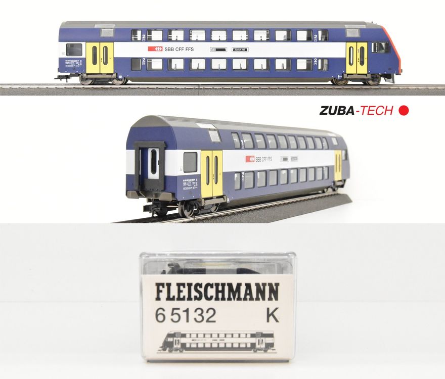 Fleischmann 65132 Bt Steuerwagen DPZ S-Bahn Zürich SBB H0 GS | Kaufen ...