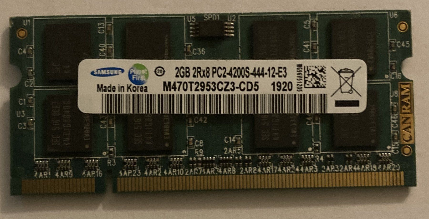 Samsung 2GB RAM, DDR2 PC2-4200S (Gebraucht) in Tagelswangen für CHF 5 ...