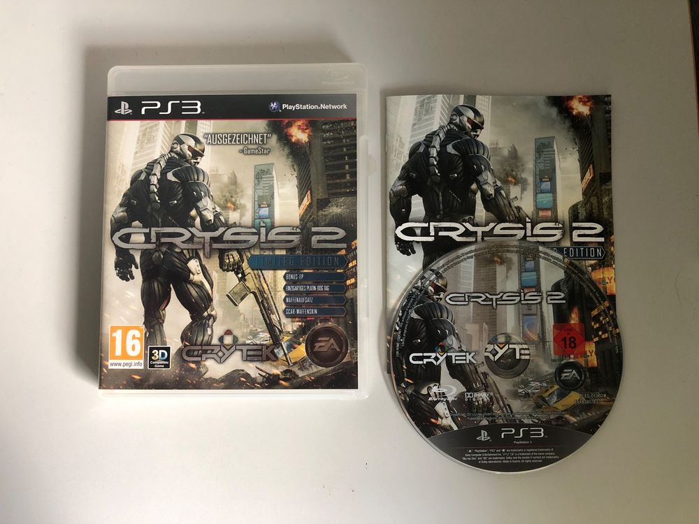 Crysis 2 - PS3 (Gebraucht) in St.gallen für CHF 5 – mit Lieferung auf Ricardo kaufen