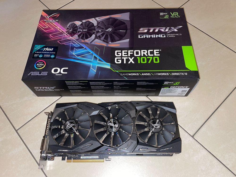 STRIX-GTX1070-08G-GAMING | Kaufen auf Ricardo
