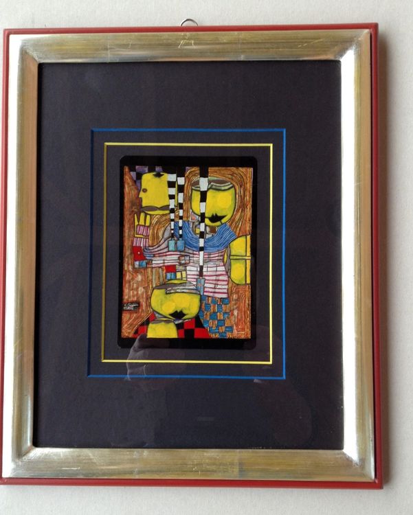 Hundertwasser Friedensreich, Kunstdruck gerahmt (Gebraucht) in Alpnach Dorf für CHF 65 – mit ...