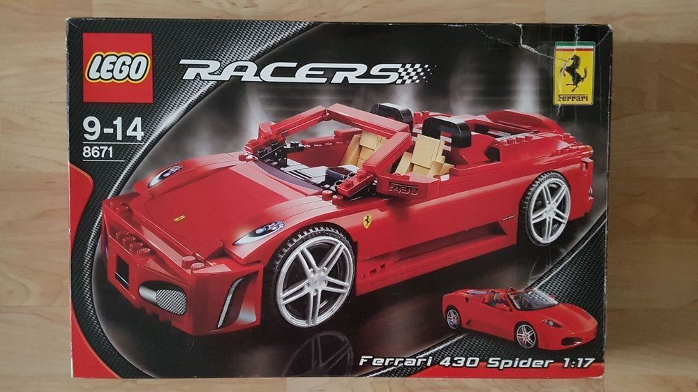 LEGO Racers 8671 Ferrari 430 Spider 1:17 NEU & OVP (Neu und ...