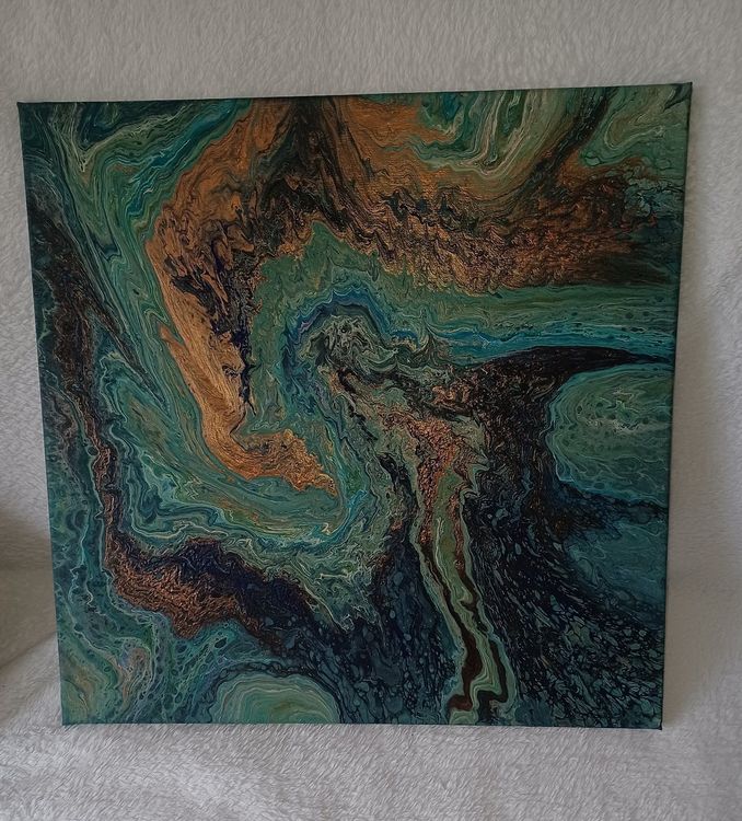 Acryl Pouring Lila Blau (Neu (gemäss Beschreibung)) in Montlingen für CHF 10 – nur Abholung auf ...