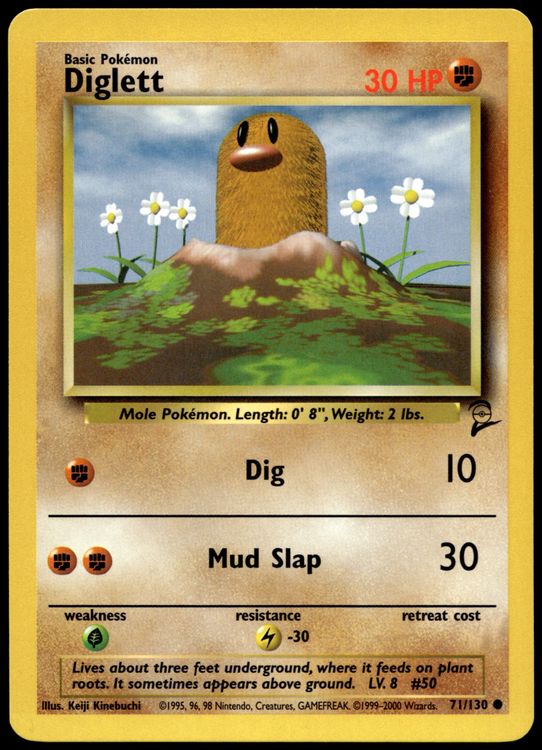 Diglett 71/130 Pokémon Base Set 2 ab 1.- (Neu (gemäss Beschreibung)) in ...