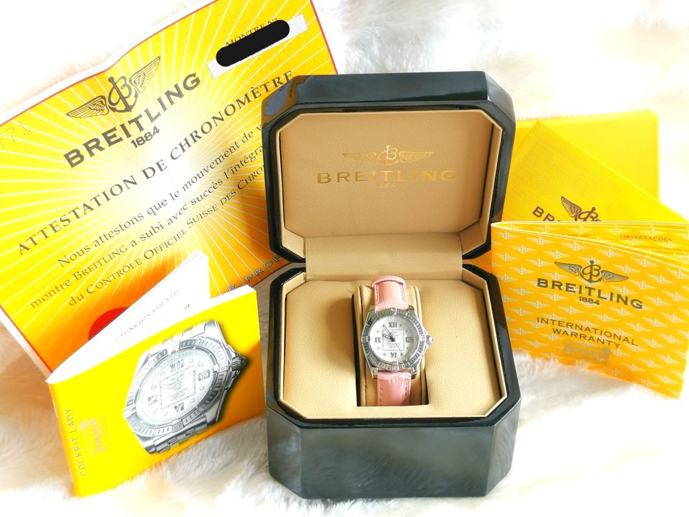 Breitling Cockpit Lady Diamant ref.A71356 neuwertig Full Set (Neu ...