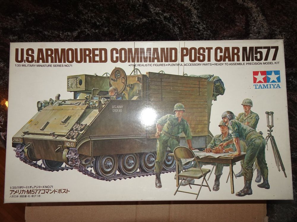 Tamiya Bausatz Panzer US Armoured Command Post Car M577/ 69 (Neu ...