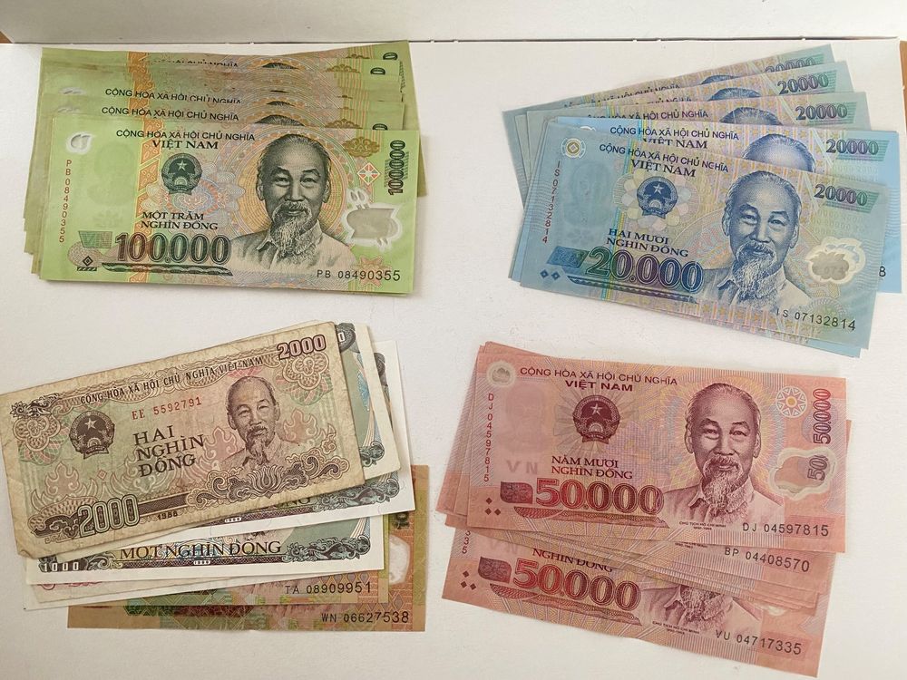 Vietnamesische Banknoten, noch im Umlauf für Ferien (Gebraucht) in ...